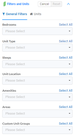 How do I group certain units together?